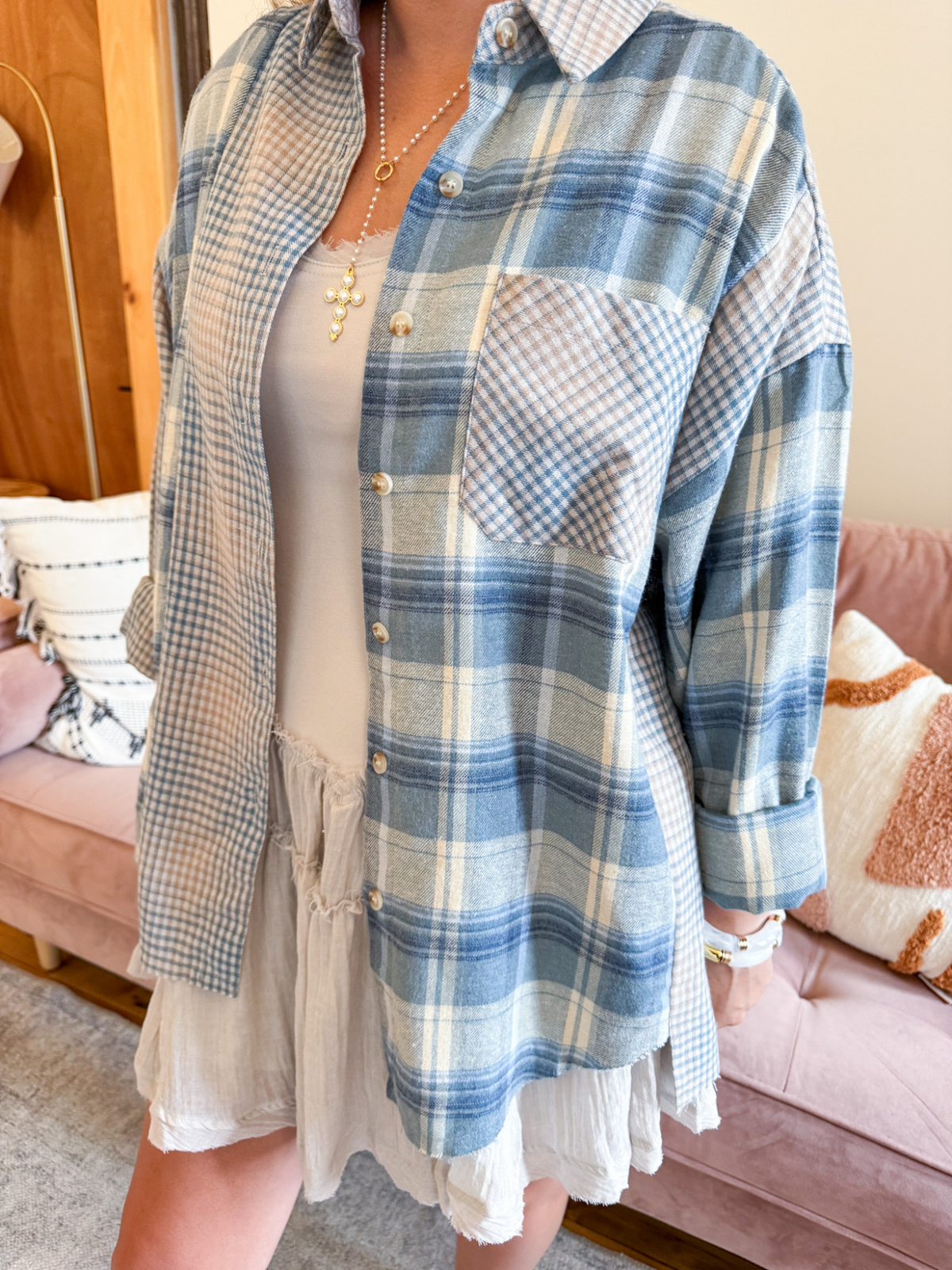 Kambrie Flannel Button Up – The Collective Rose